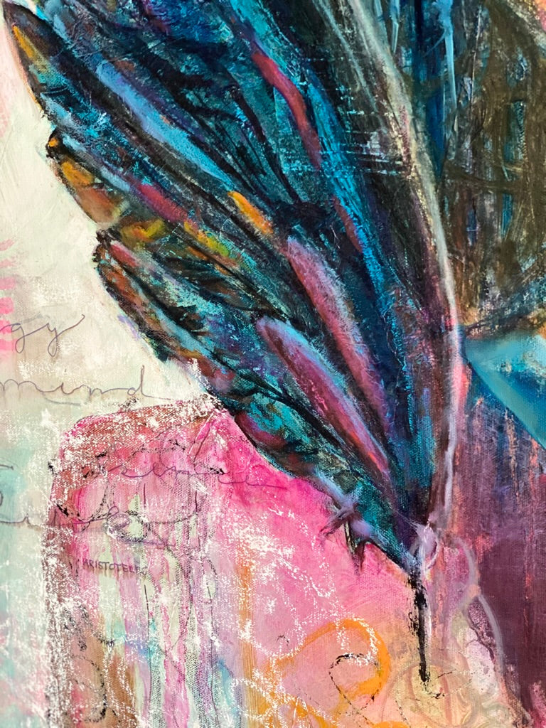 DREAMER - 100x100 cm – Helena Broander Konst & Terapi